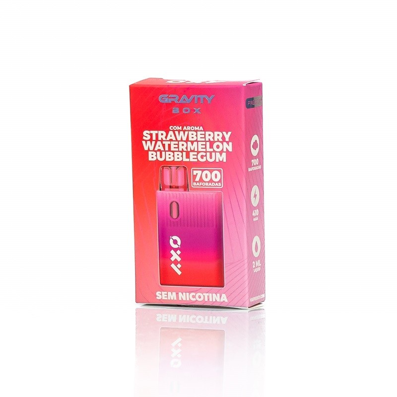 OXY GRAVITY BOX 700 Vaporizador Descartavel - STRAWBERRY WATERMELON ...